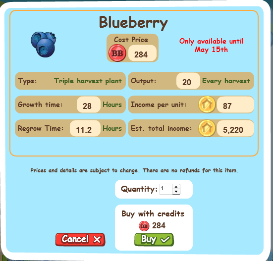 Blueberry | Barn Buddy Wiki | Fandom