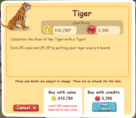 Tiger | Barn Buddy Wiki | Fandom