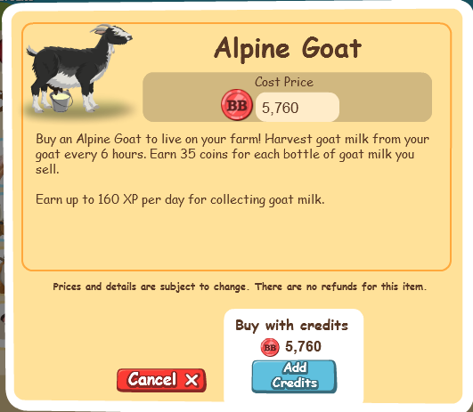 Alpine Goat | Barn Buddy Wiki | Fandom