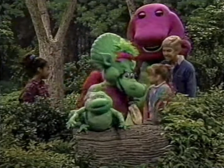 The Frog on a Log | Barney Wiki | Fandom