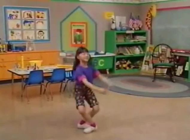 The Barney Visit School