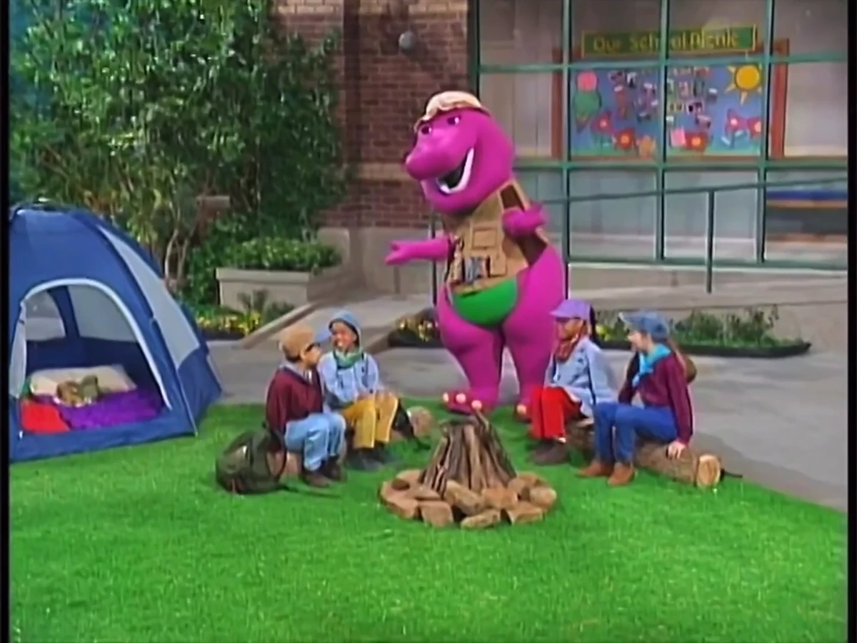 A-Camping We Will Go | Barney Wiki | Fandom