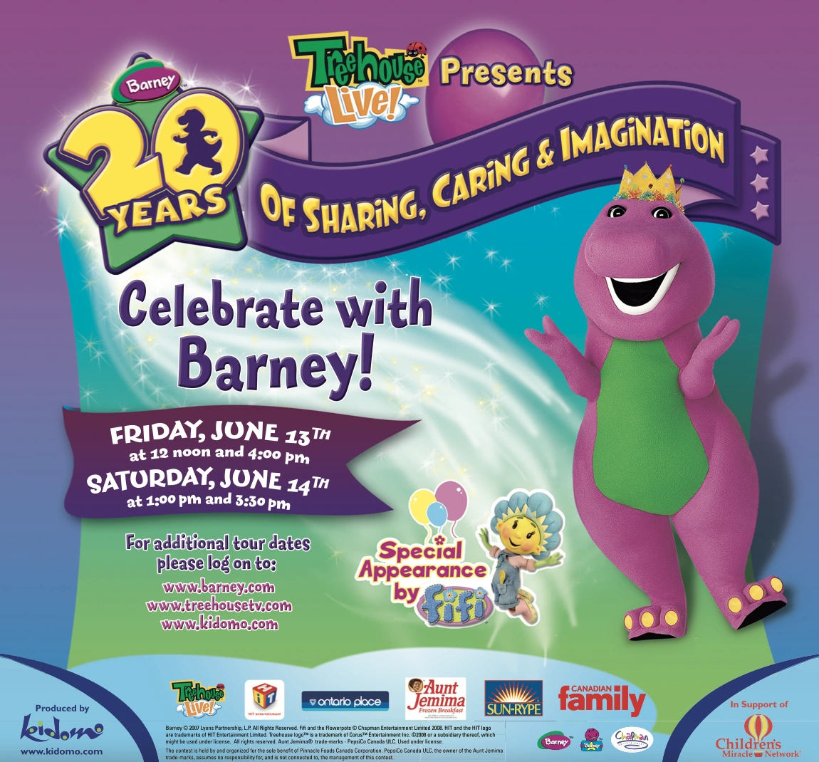 Celebrate with Barney | Barney Wiki | Fandom