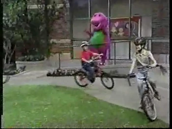 Riding on a Bike | Barney Wiki | Fandom