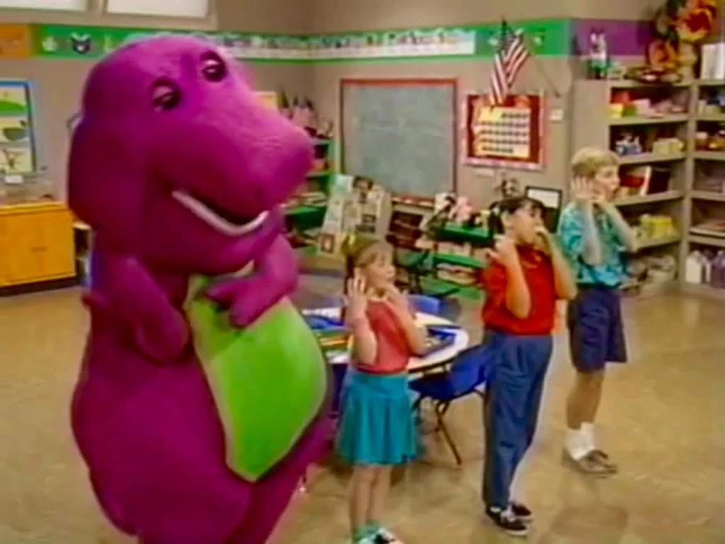 Barney Dinosaur Finger Family
