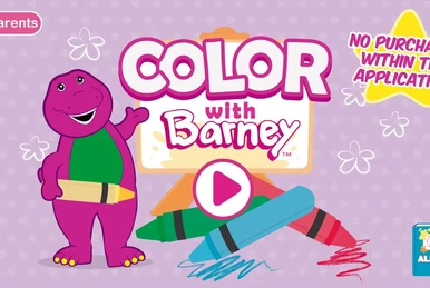 barney and friends coloring book
