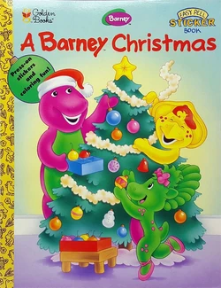 barney christmas coloring pages
