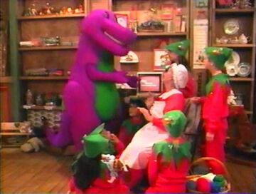 Waiting for santa store