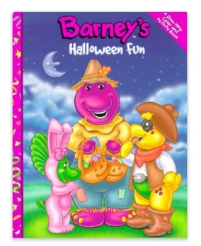 barney halloween coloring pages
