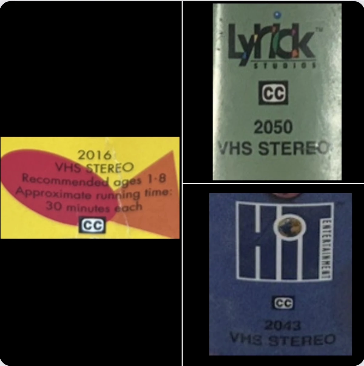 2016, 2050 & 2043 VHS STEREO (Number 11) | Barney&Friends Wiki | Fandom