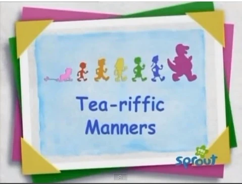Tee-riffic Manners | Barney&Friends Wiki | Fandom