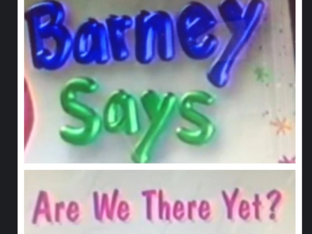 Barney Says Segment (Are We There Yet?) | Barney&Friends Wiki | Fandom