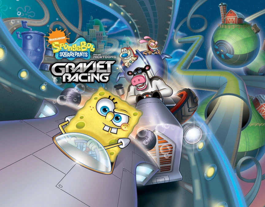 SpongeBob SquarePants and the Nicktoons: Gravjet Racing | WikiBarn | Fandom