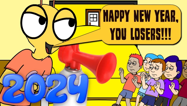 Yellow Alien Sneaks Into Barry's New Year's Party/Crashes The Party ...