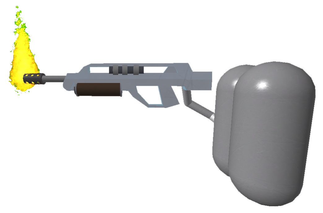 Modern Flamethrower Gun
