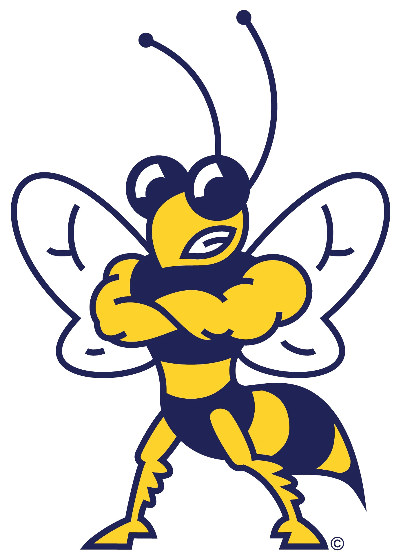 Yellow Jacket Baseball Logo
