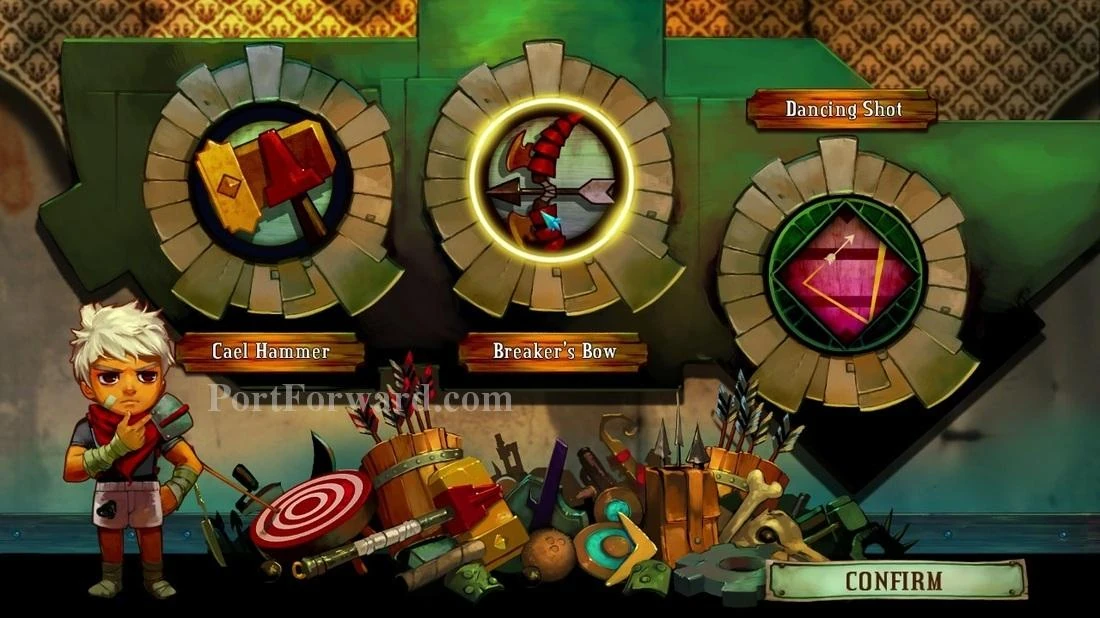 Weapons | Bastion Wiki | Fandom