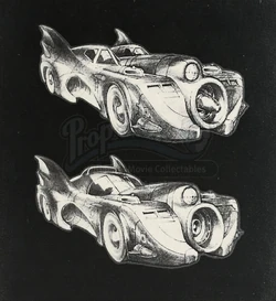 Batmobile 1989 Blueprint