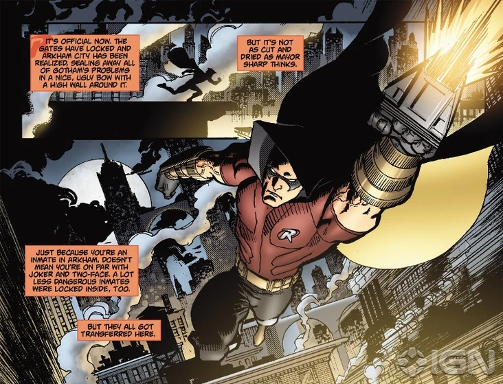 Robin Arkham Stad Museum Masterline Batman: Arkham Knight Robin