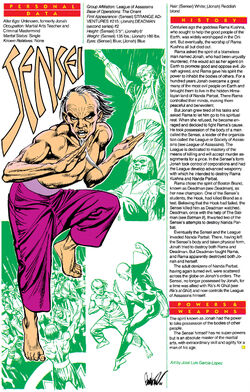 Sensei | Batman Wiki | Fandom