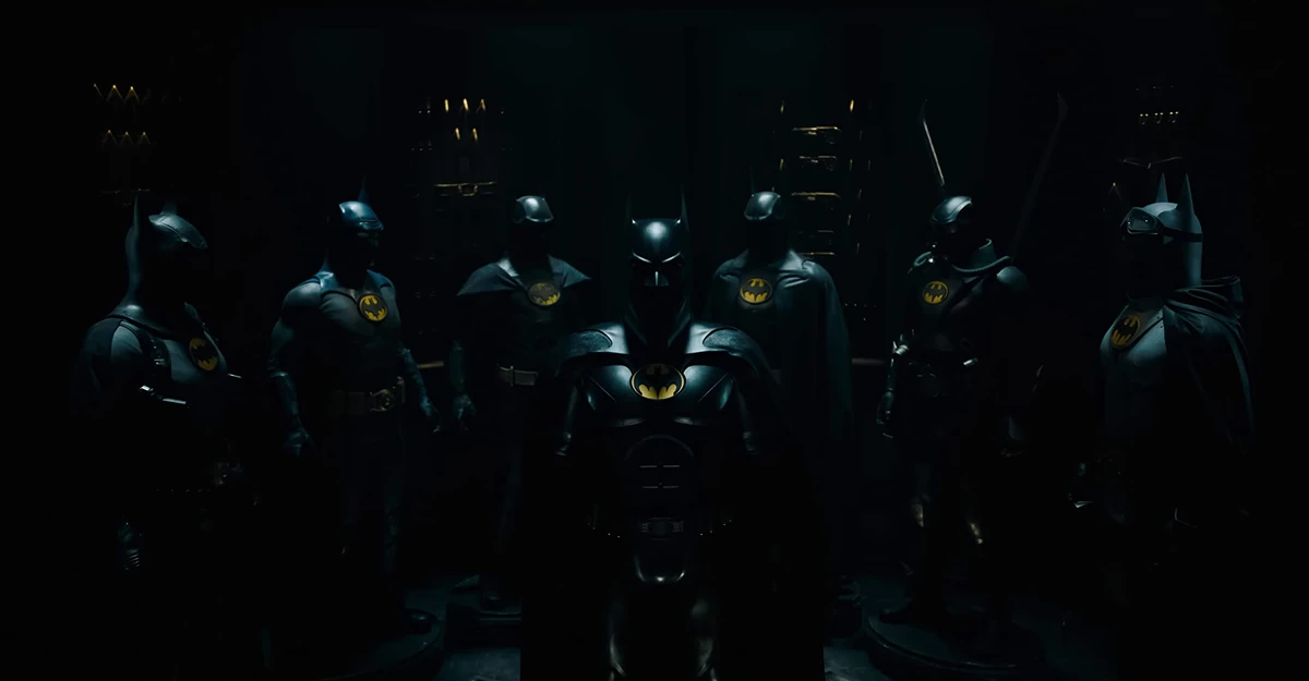 Batsuit Collection (The Flash film) | Batman Wiki | Fandom