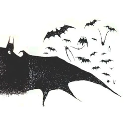 Fear And Loathing Bat Tattoo