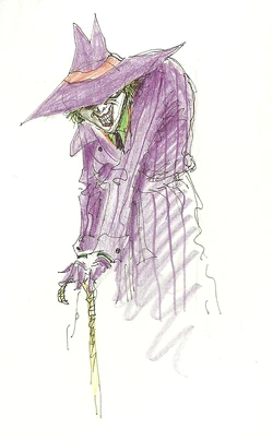 Tim Burton Sketches Batman