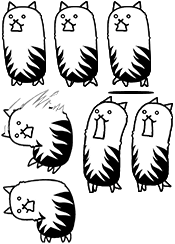 Brainwashed Tank Cat (Super Rare Cat)/Gallery | Battle Cats Wiki | Fandom