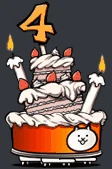 4th Anniversary Birthday Cake (Event Enemy) | Battle Cats Wiki | Fandom