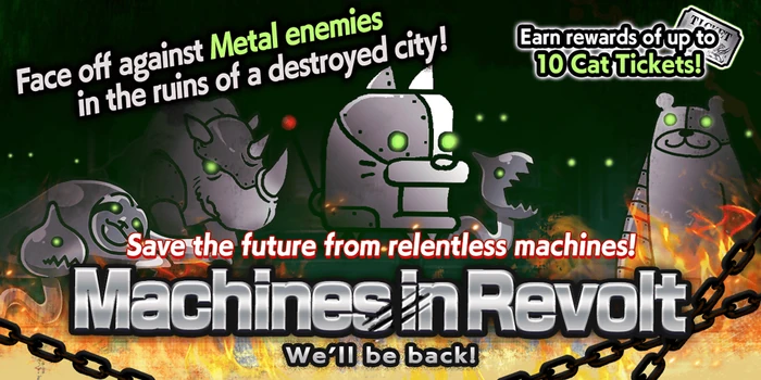 Machines in Revolt | Battle Cats Wiki | Fandom