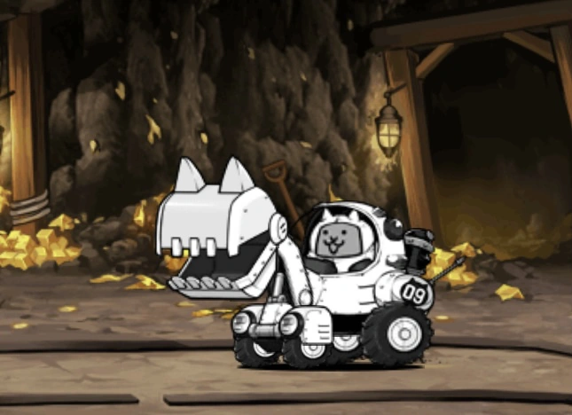 Backhoe Cat (Super Rare Cat) | Battle Cats Wiki | Fandom