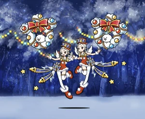 Snow Angel Twinstars (Uber Rare Cat) | Battle Cats Wiki | Fandom