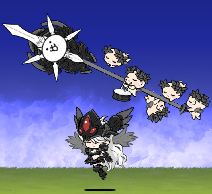 Li'l Valkyrie Dark (Uber Rare Cat) | Battle Cats Wiki | Fandom