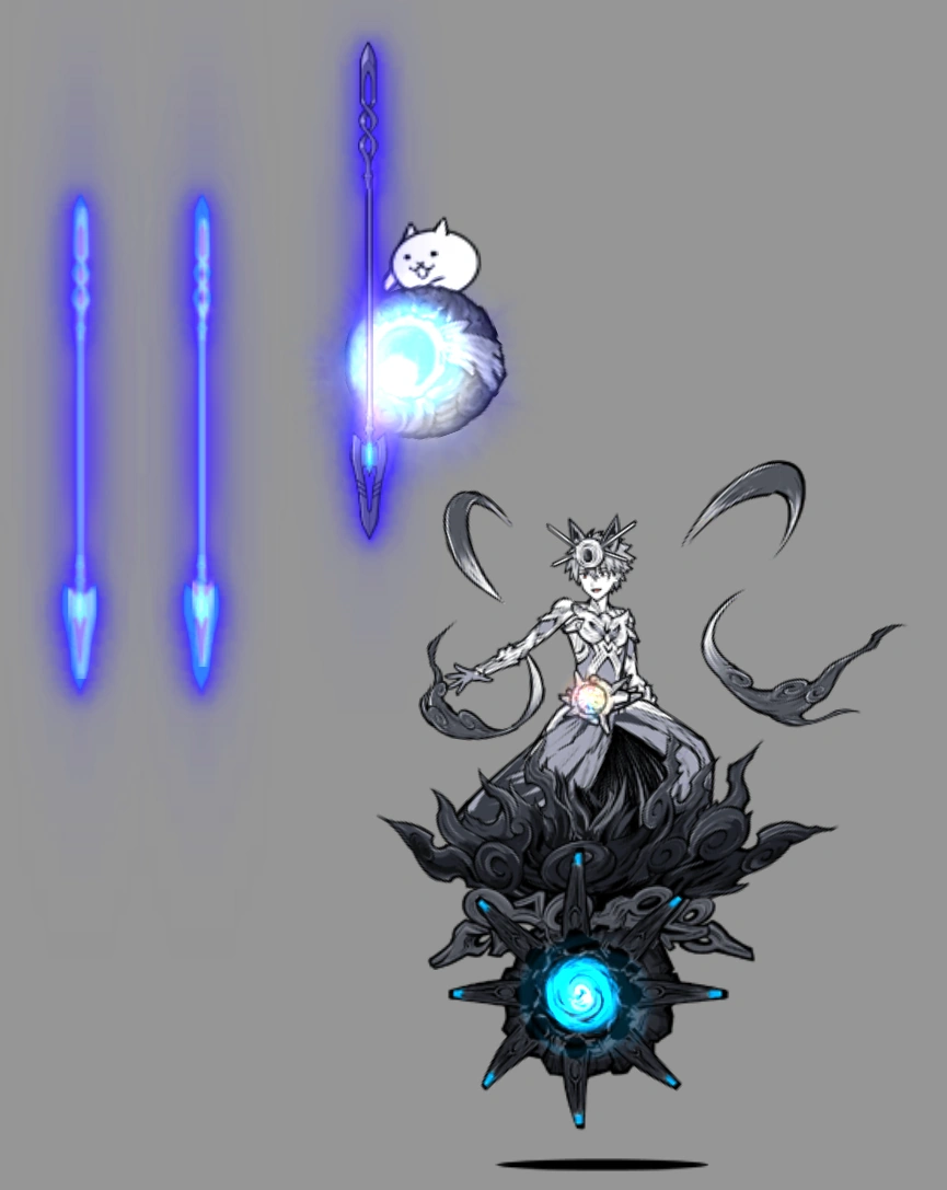 Moonshade Kaworu (Legend Rare Cat) | Battle Cats Wiki | Fandom
