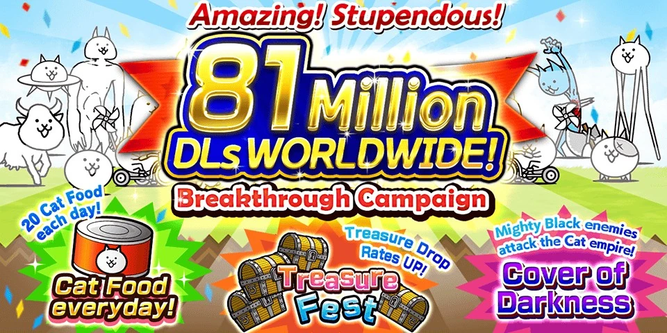 Million Downloads Event/81 Million | Battle Cats Wiki | Fandom