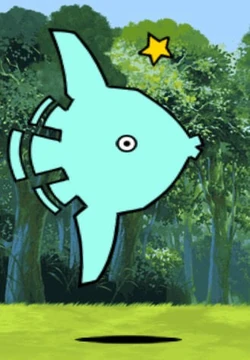 Cat Head Floating In Space