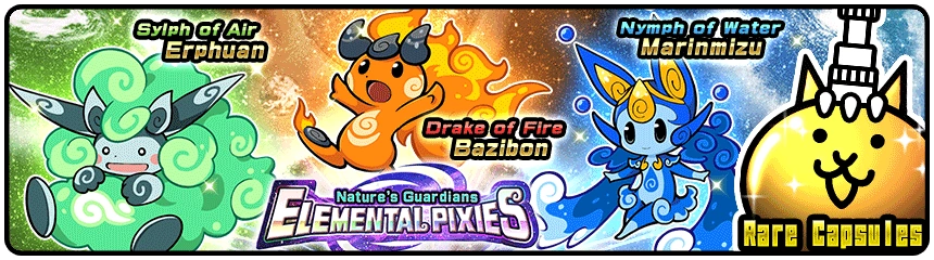 Nature's Guardians Elemental Pixies (Gacha Event)/Gallery | Battle Cats Wiki | Fandom