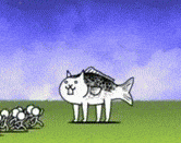 Crazed Fish Cat (Super Rare Cat)/Gallery | Battle Cats Wiki | Fandom