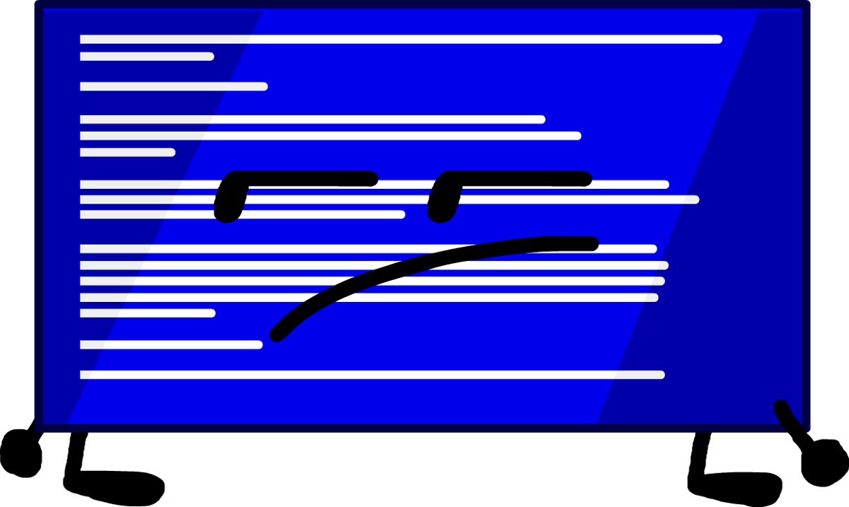 Blue Screen Of Death | Battle For Cool Frog Wiki | Fandom