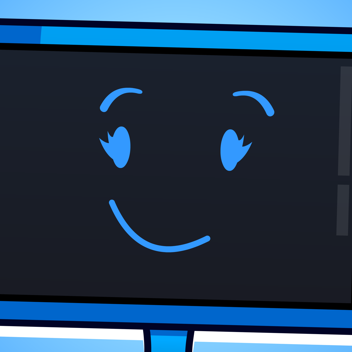 Blue Monitor | Battle For Cursed Dora Wiki | Fandom