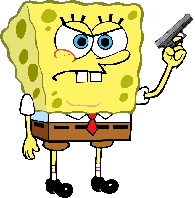 Sponge with a Glock | Battle for discord nitro Wiki | Fandom