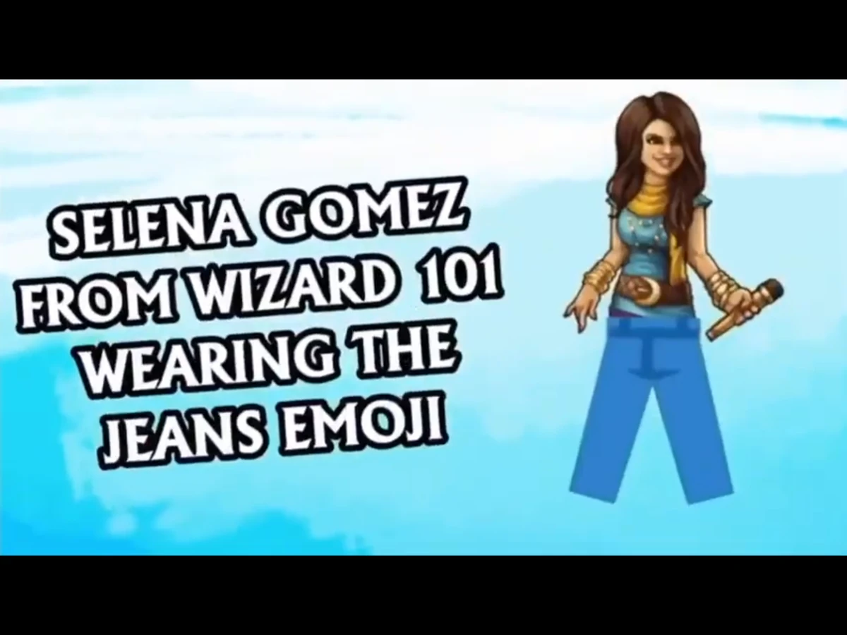 Selena Gomez From Wizard 101 Wearing The Jeans Emoji | Battle For ...