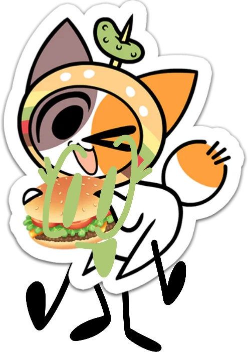 Cheezeborger Sticker | Battle for Metal Pipe Wiki | Fandom