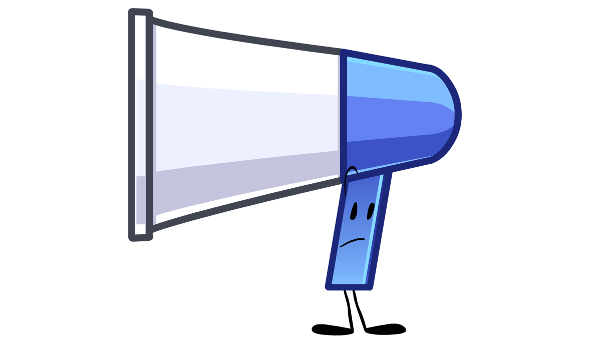 Blue Megaphone | Battle for Object Wars Wiki | Fandom