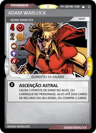 Adam Warlock | Wiki Battle Scenes Fanmade Cards | Fandom