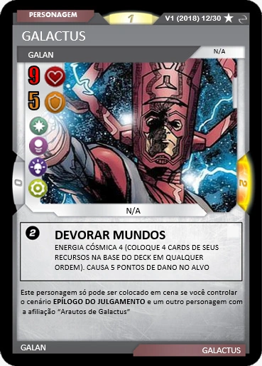 Galactus | Wiki Battle Scenes Fanmade Cards | Fandom