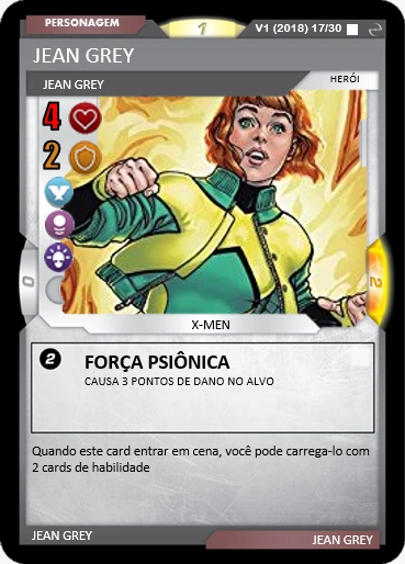 Jean Grey | Wiki Battle Scenes Fanmade Cards | Fandom