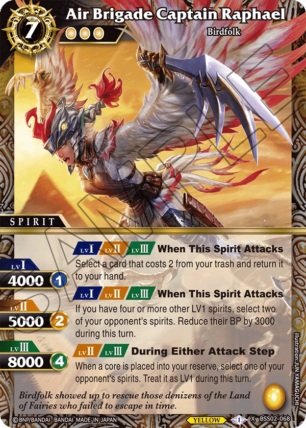 Air Brigade Captain Raphael | Battle Spirits Saga Wiki | Fandom