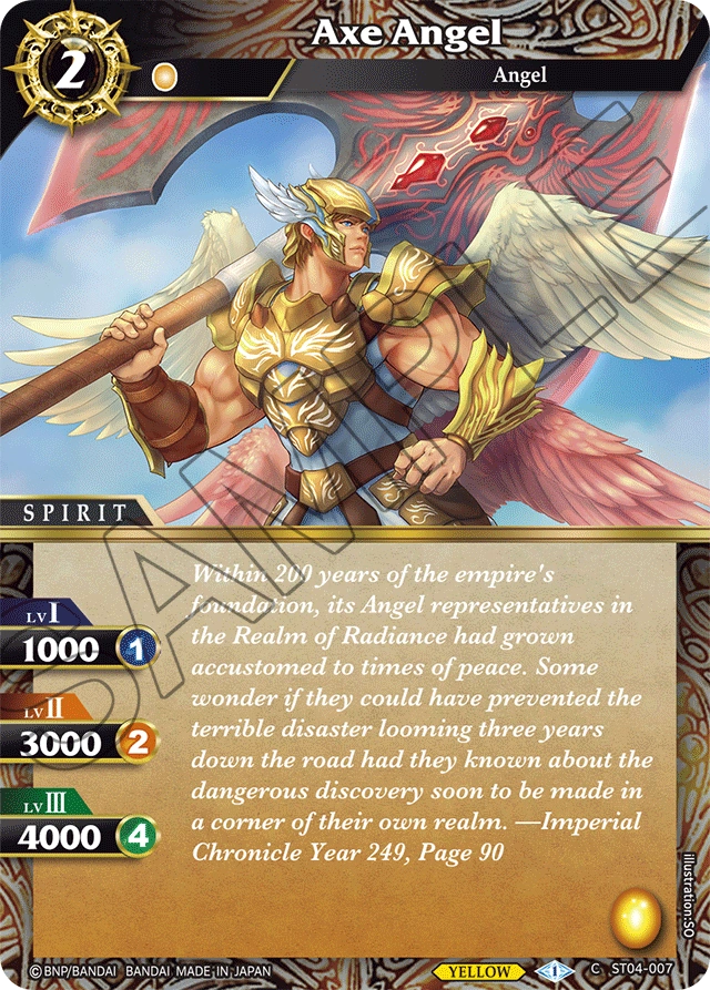 Axe Angel | Battle Spirits Saga Wiki | Fandom