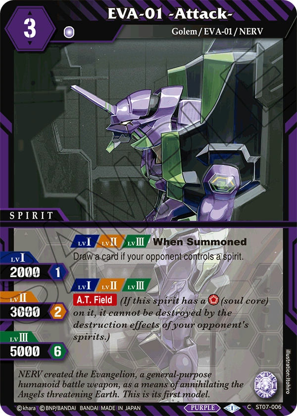 EVA-01 -Attack- | Battle Spirits Saga Wiki | Fandom